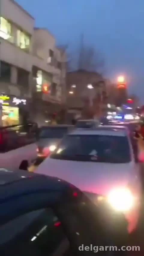 فیلم سیلی زدن نماینده مجلس به مامور راهنمایی و رانندگی